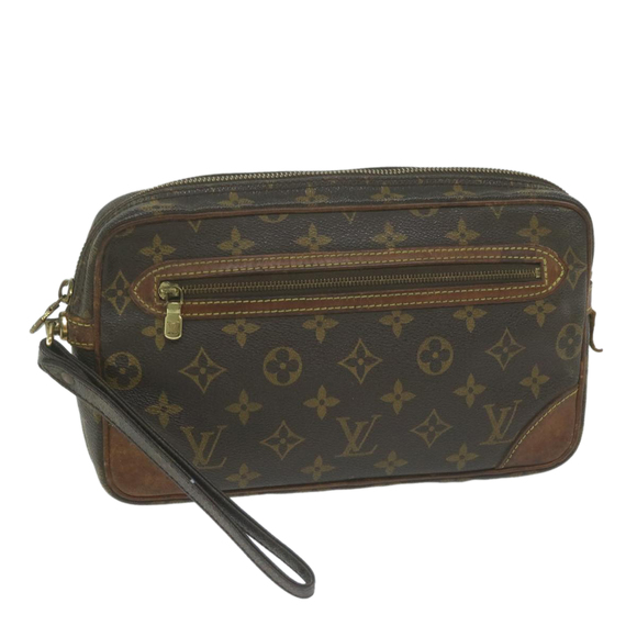 Louis Vuitton | Bags | Louis Vuitton Monogram Marly Dragonne Gm Clutch ...